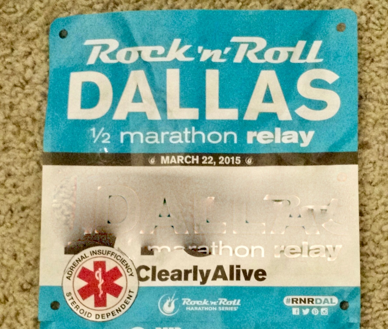 Dallas Rock-n-Roll Relay 2015 ⋆ Clearly Alive